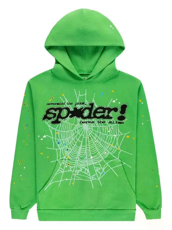 SP5DER Punk V2 Hoodie - Green