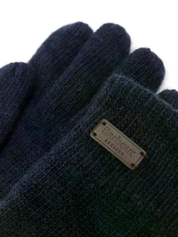 Barbour Logo-patch Ribbed Gloves