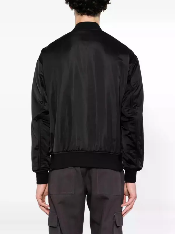 AGNES B. Logo-embroidered Bomber Jacket