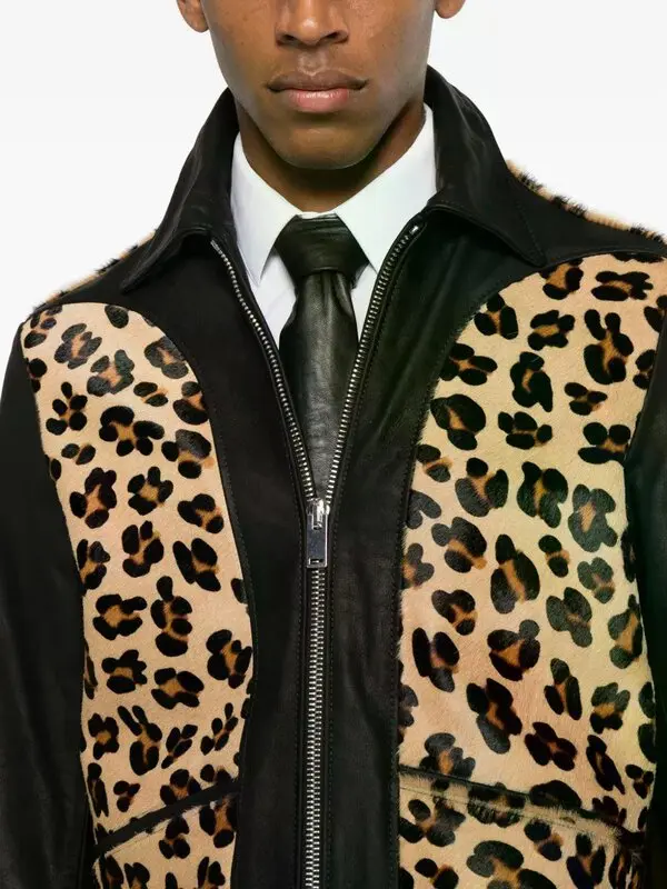 SECOND / LAYER Phreak Leopard-print Jacket