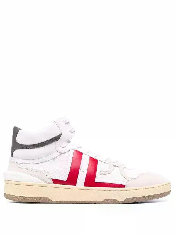 LANVIN Logo-patch Lace-up Sneakers