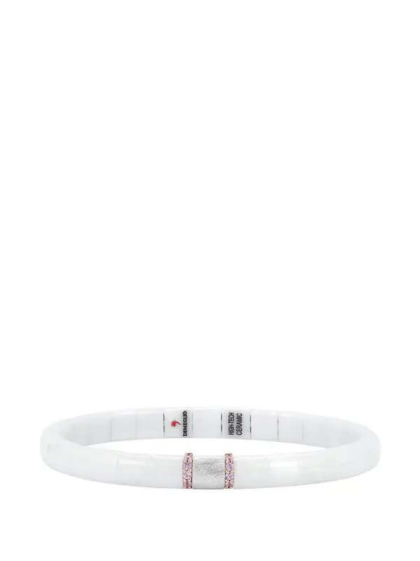 Roberto Demeglio 18k Gold And Sapphire Stretch Bracelet - White