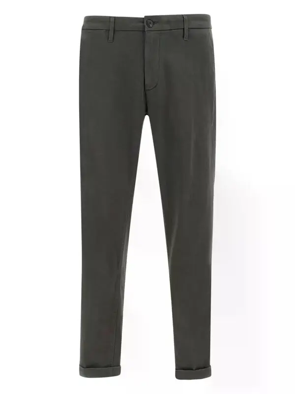 RE-HASH Cuffed-hem Chinos - Grey