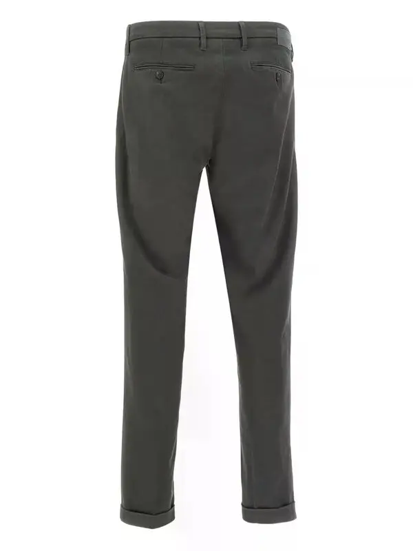 RE-HASH Cuffed-hem Chinos - Grey
