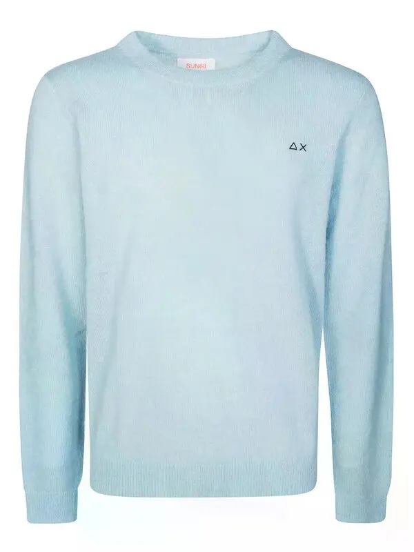 SUN 68 Embroidered Knit Sweater