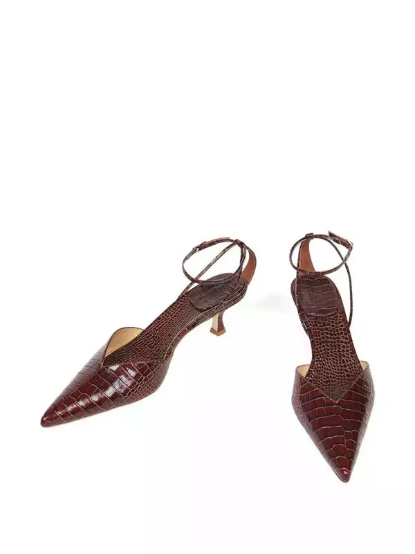 A.W.A.K.E. Mode 50mm Dina Coco Ankle-strap Pumps