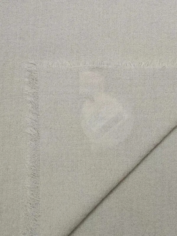 Destin Fringed-detail Scarf - Grey