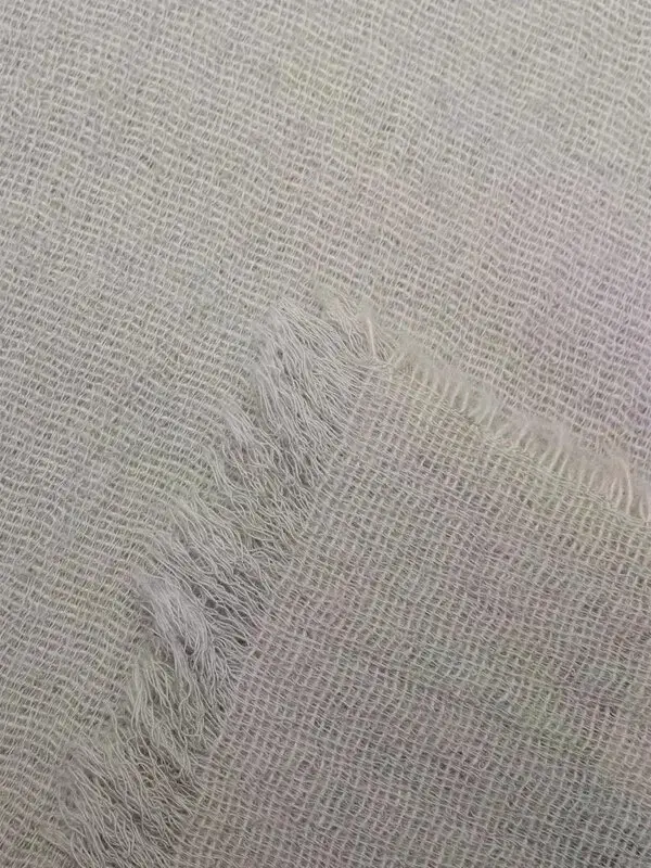 Destin Fringed-detail Scarf - Grey