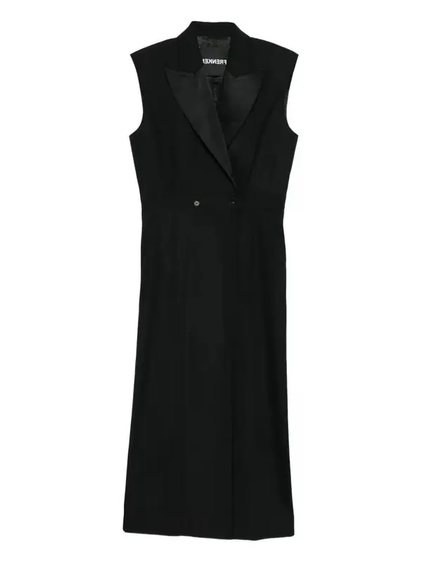 FRENKEN Tux Button Lapel Dress