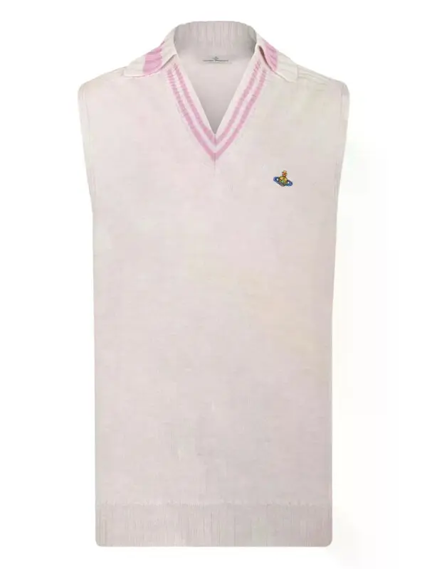 VIVIENNE WESTWOOD Striped V-neck Vest
