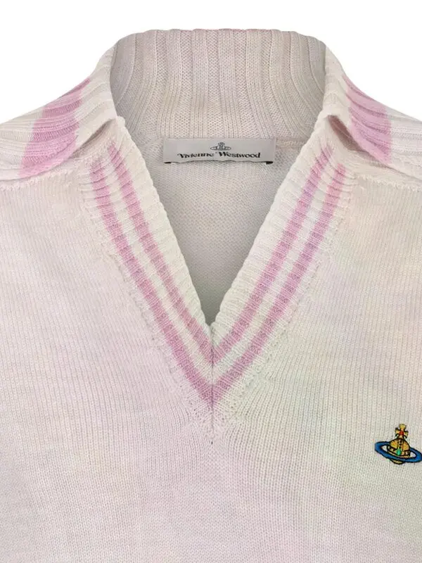 VIVIENNE WESTWOOD Striped V-neck Vest