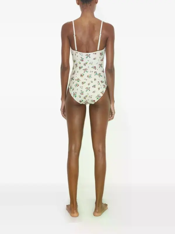 Tory Burch Printed Underwire One Piece Swimsuit