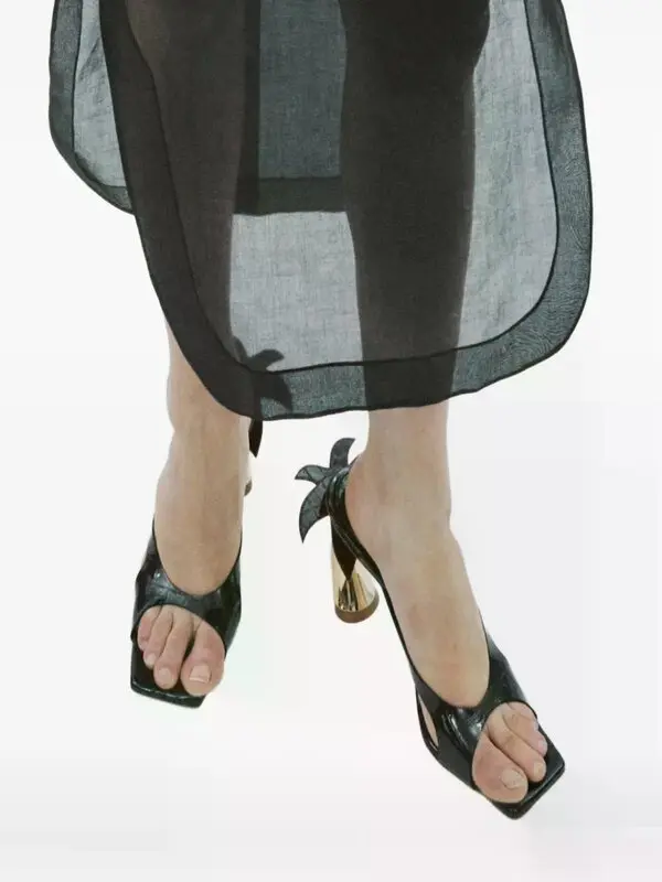 A.W.A.K.E. Mode 90mm Chiara Palm-tree Pumps
