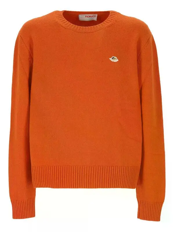Fiorucci Logo-appliqué Knit Sweater