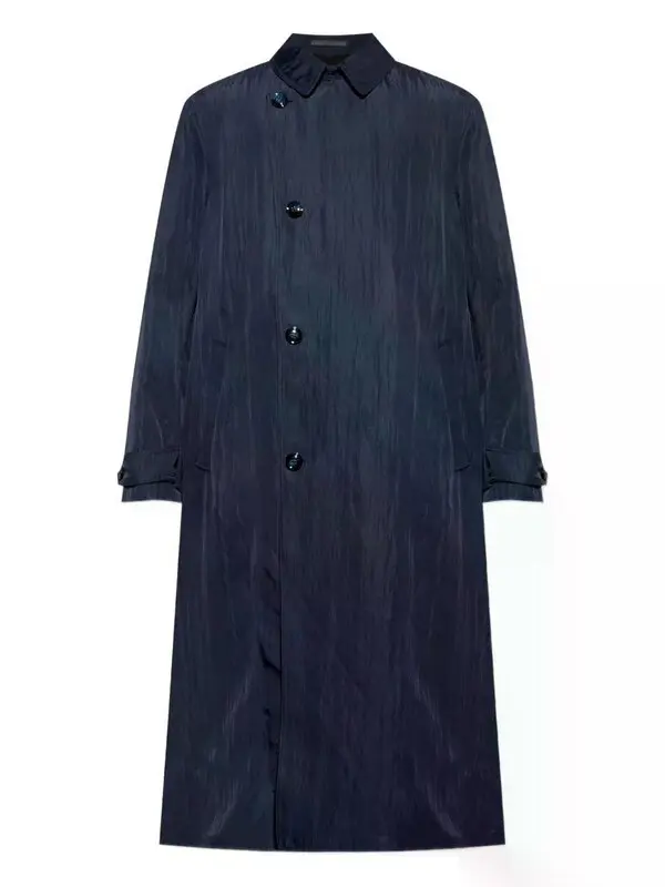 Giorgio Armani Ruched Trench Coat