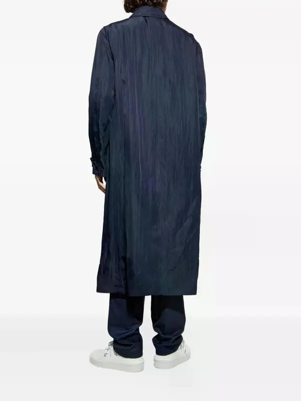 Giorgio Armani Ruched Trench Coat