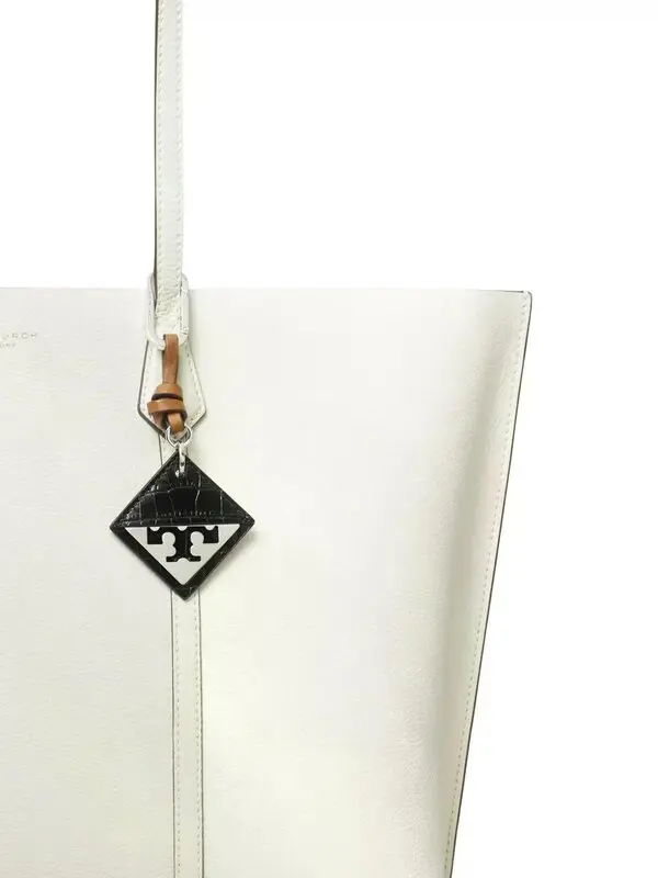 Tory Burch Crocodile-embossed Logo-detail Keyring