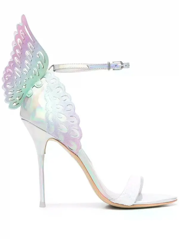 SOPHIA WEBSTER Evangeline Holographic Stiletto Sandals