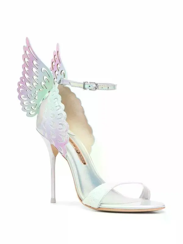 SOPHIA WEBSTER Evangeline Holographic Stiletto Sandals