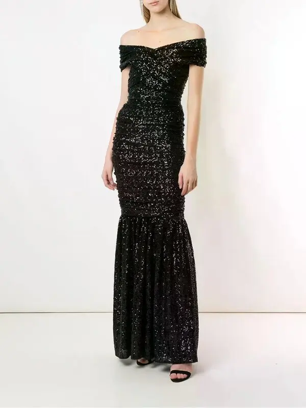 Dolce & Gabbana Sequin-embellished Fishtail Gown
