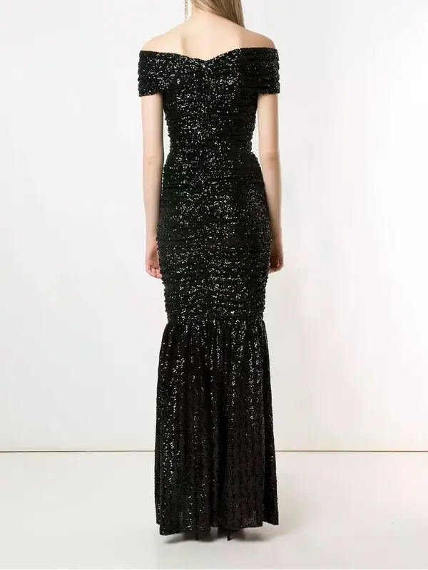 Dolce & Gabbana Sequin-embellished Fishtail Gown