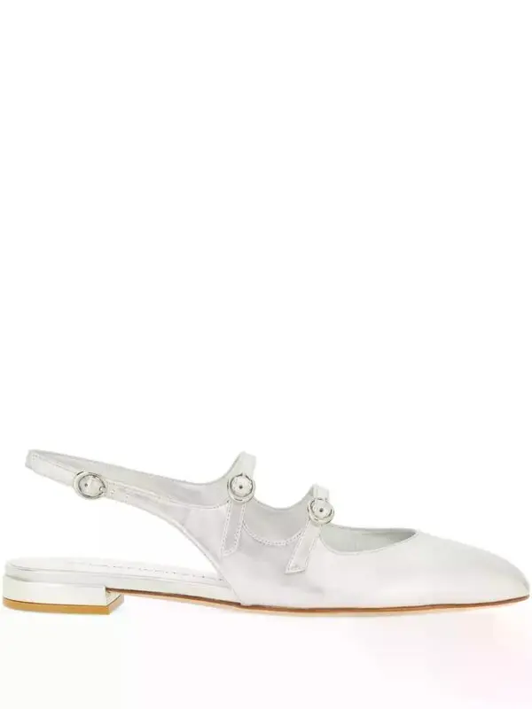 STUART WEITZMAN Buckle Strap Ballet Flats