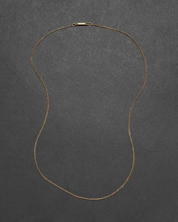 Alexis Bittar Vintage 9k Foxtail Chain Necklace - Gold