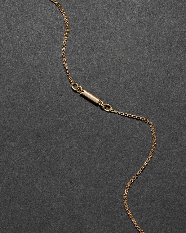 Alexis Bittar Vintage 9k Foxtail Chain Necklace