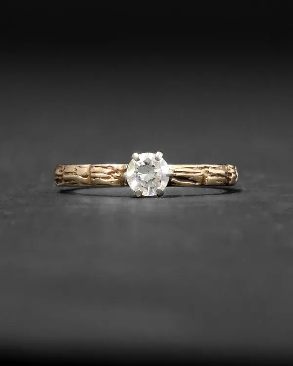 Alexis Bittar Antique 14k Diamond Ring - Gold