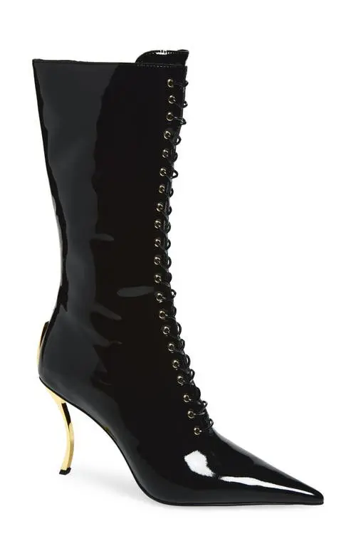 Jeffrey Campbell Pointed Toe Lace-up Boots