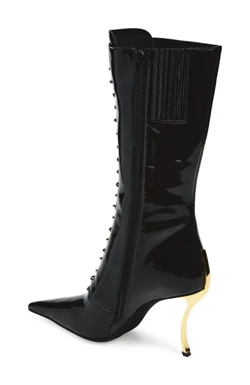 Jeffrey Campbell Pointed Toe Lace-up Boots