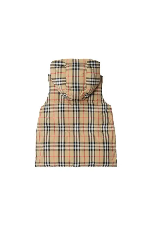 Burberry Check Nylon Puffer Gilet
