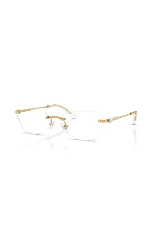 SWAROVSKI 58mm Irregular Optical Glasses - Gold