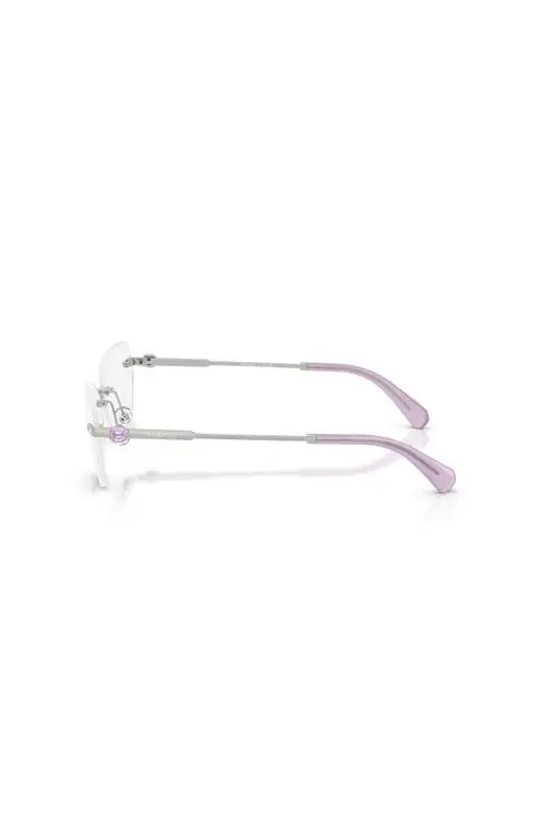 SWAROVSKI 58mm Irregular Optical Glasses - Silver