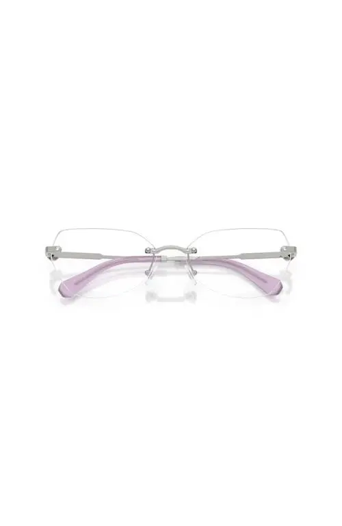 SWAROVSKI 58mm Irregular Optical Glasses - Silver