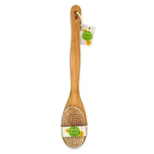 PURSONIC Bath Body Brush With Long Handle - Beige