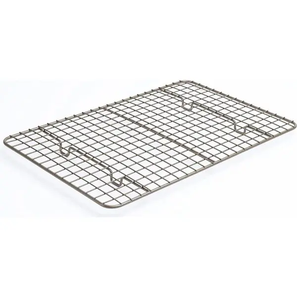 CUISIPRO 14 X 9.25-inch Rectangular Steel Nonstick Cooling Rack - Brown