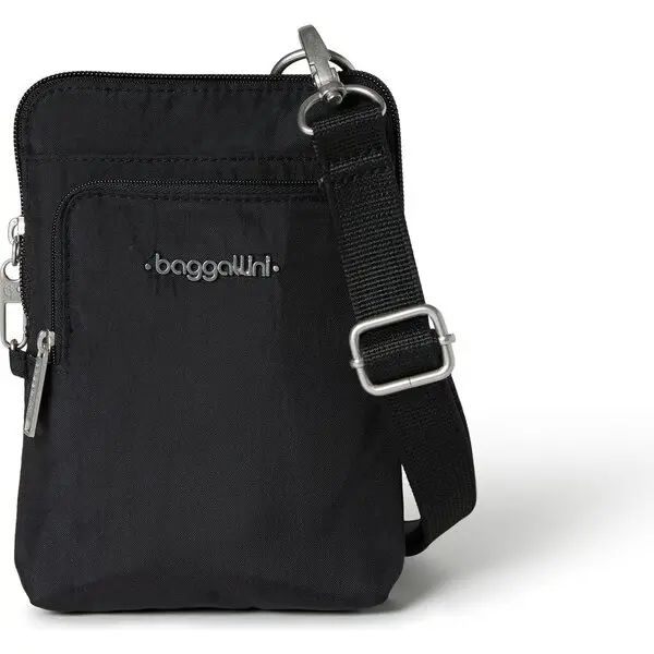 BAGGALLINI Securtex Anti-theft Activity Small Crossbody Bag - Black