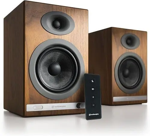 AUDIOENGINE Hd5 150w Bluetooth Home Theater Speakers With Aptx-hd - Dark Brown