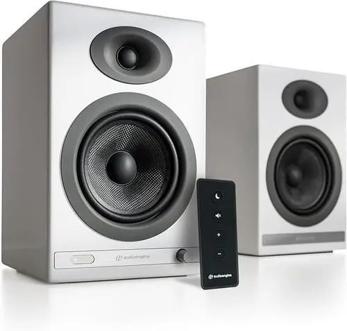 AUDIOENGINE Hd5 150w Bluetooth Home Theater Speakers With Aptx-hd - White