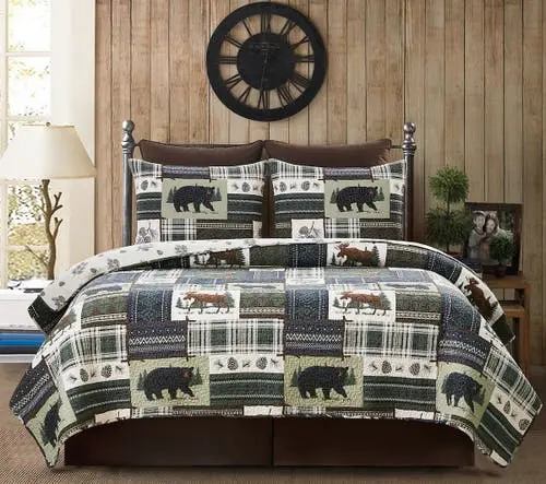 C&F HOME Greenstone Pines Bedding Quilt Set