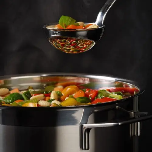 ROSLE Stainless Steel Soup Ladle With Flat Handle