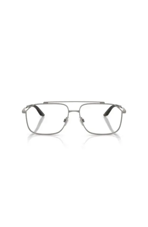 Dolce & Gabbana 58mm Pilot Optical Glasses - Silver