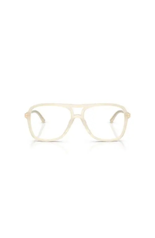 JIMMY CHOO 53mm Pilot Optical Glasses - Yellow
