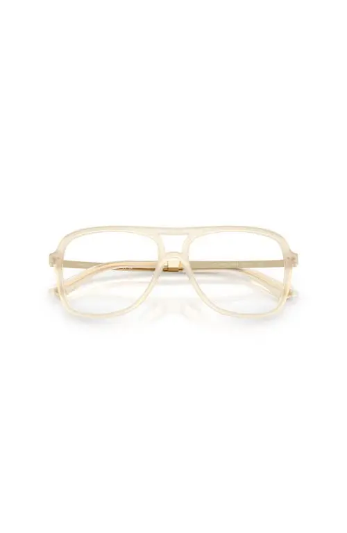 JIMMY CHOO 53mm Pilot Optical Glasses - Yellow