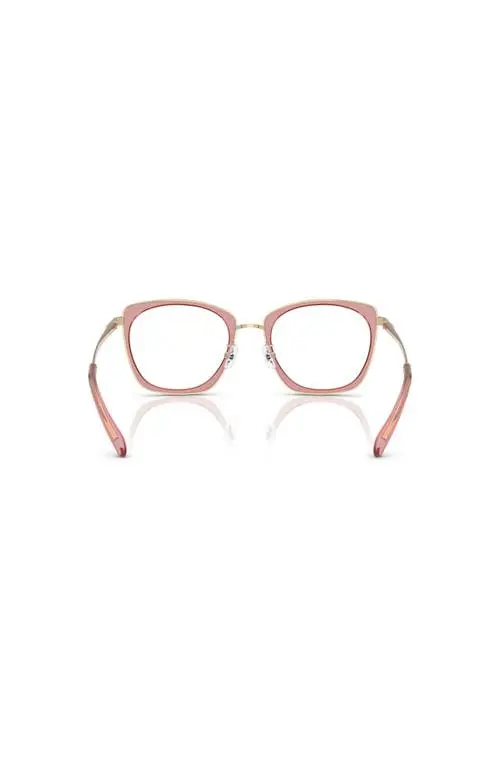 Tory Burch 51mm Irregular Optical Glasses - Pink