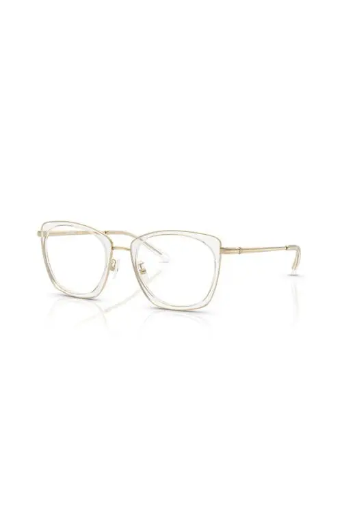 Tory Burch 51mm Irregular Optical Glasses - Transparent