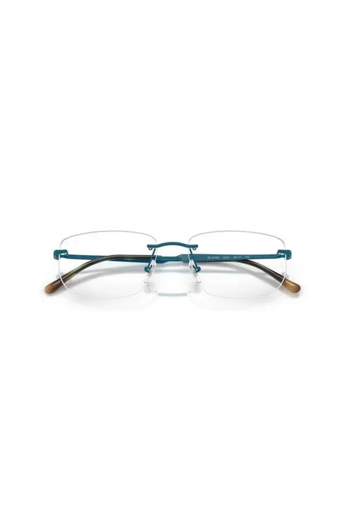 Ray-ban Irregular Rimless Eyeglasses - Blue