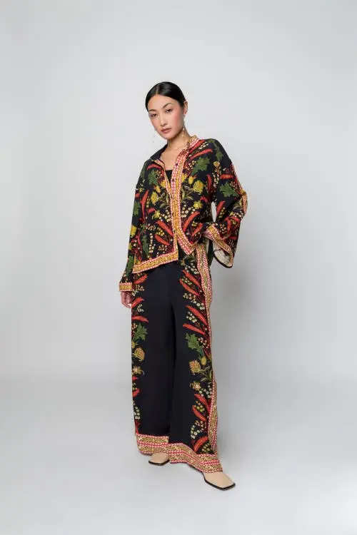 RAISHMA Printed Oversized Shirt