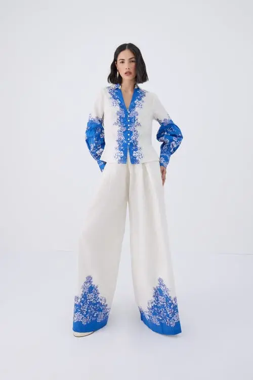 RAISHMA Serena Wide-leg Trousers